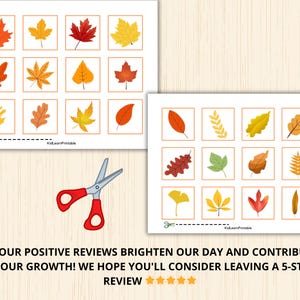 Leaf Patterns,leaves Montessori,pattern Worksheets,homeschool Learning ...