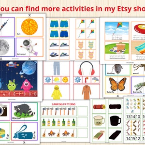 Camping Puzzle,camping Number Sequence,numbers 1-10,camping Summer ...