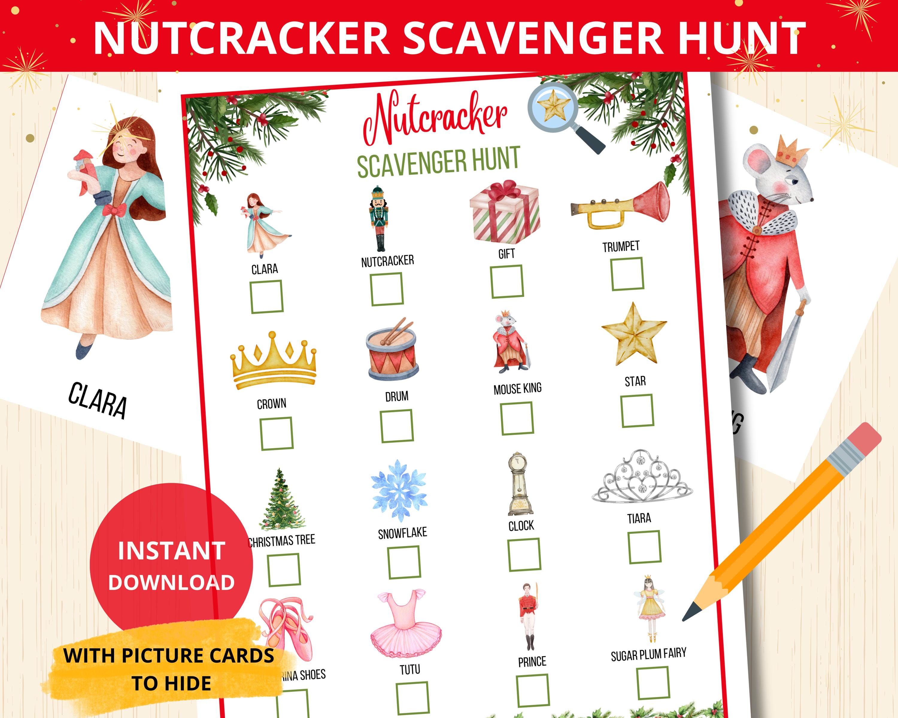 Nutcracker Treasure Hunt,nutcracket Ballet Scavanger Hunt,scavenger ...