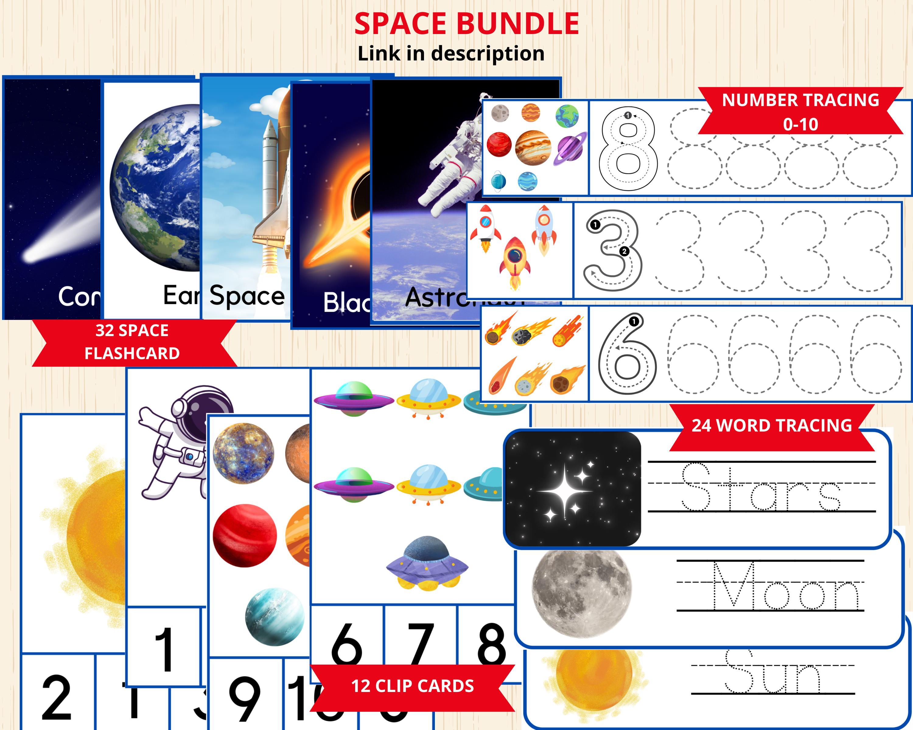 Space Patterns,space Montessori,pattern Worksheet,homeschool Learning ...
