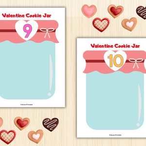 Valentine Counting Activity, Numbers 1-10, Count Activities,prek ...
