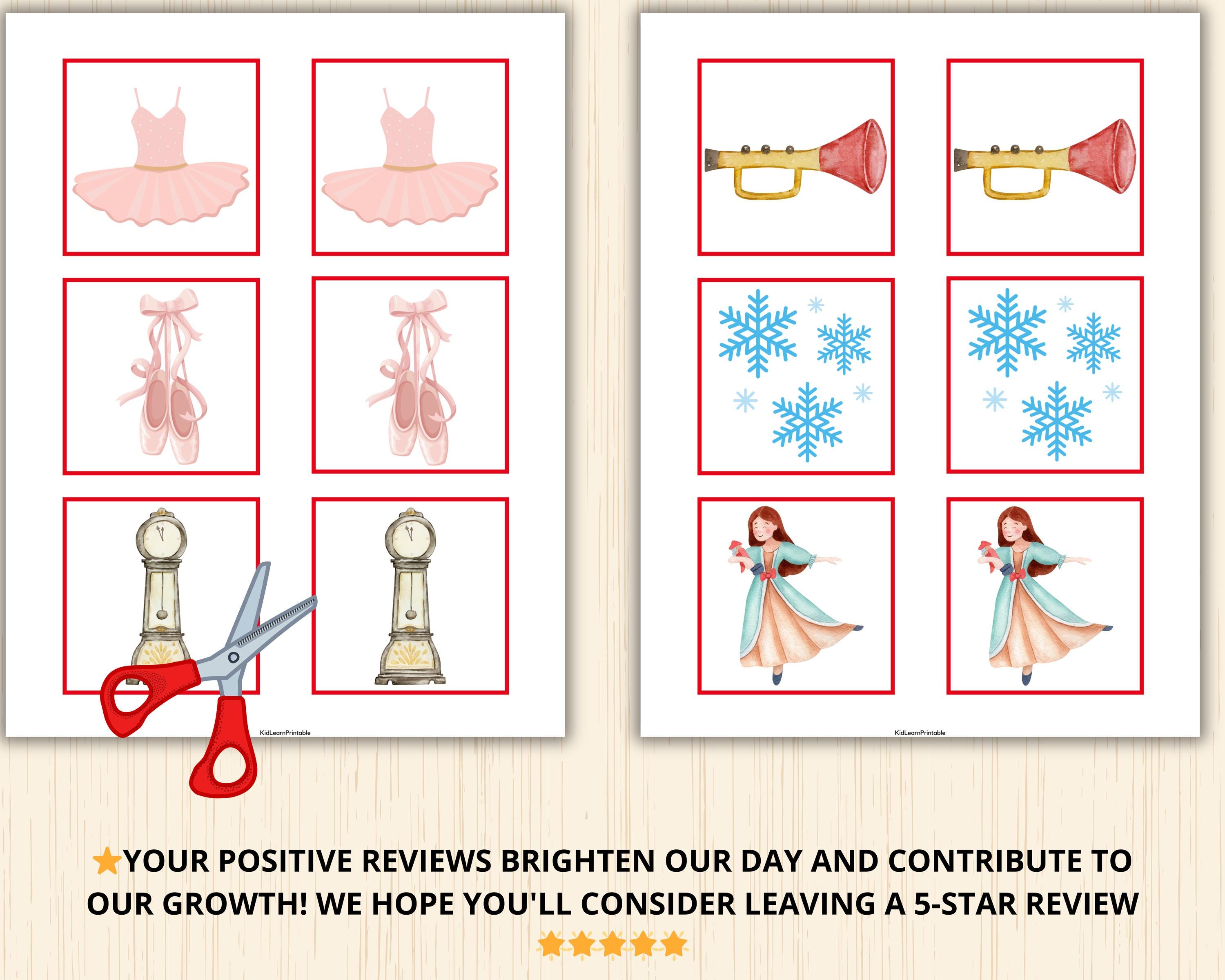Nutcracker Memory Game,nutcracker Matching Activity,christmas Memory ...