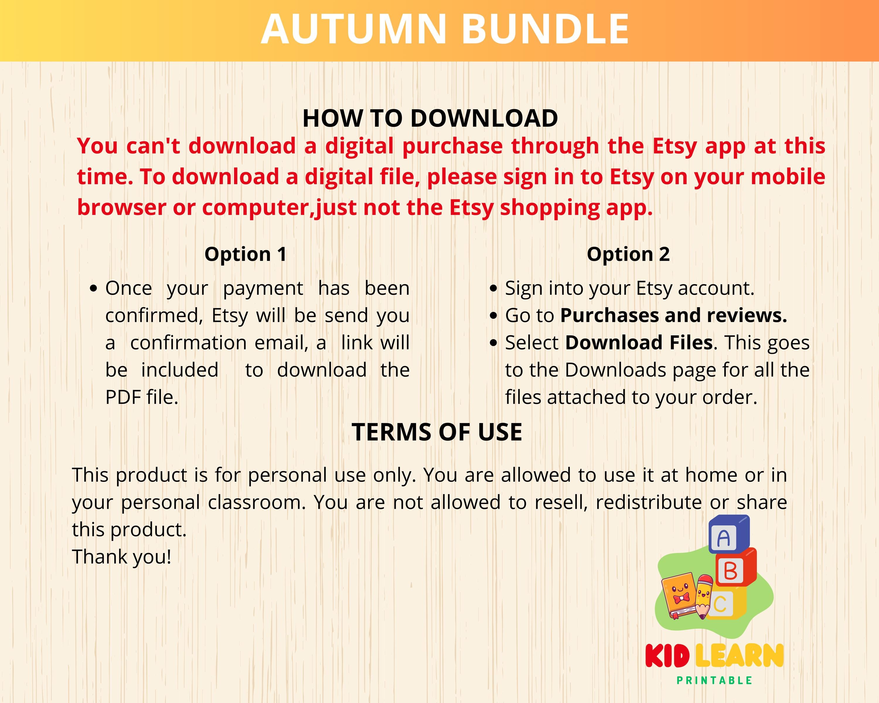 Autumn Bundle,autumn Unit Study,fall Preschool,homeschool Learning,fall ...