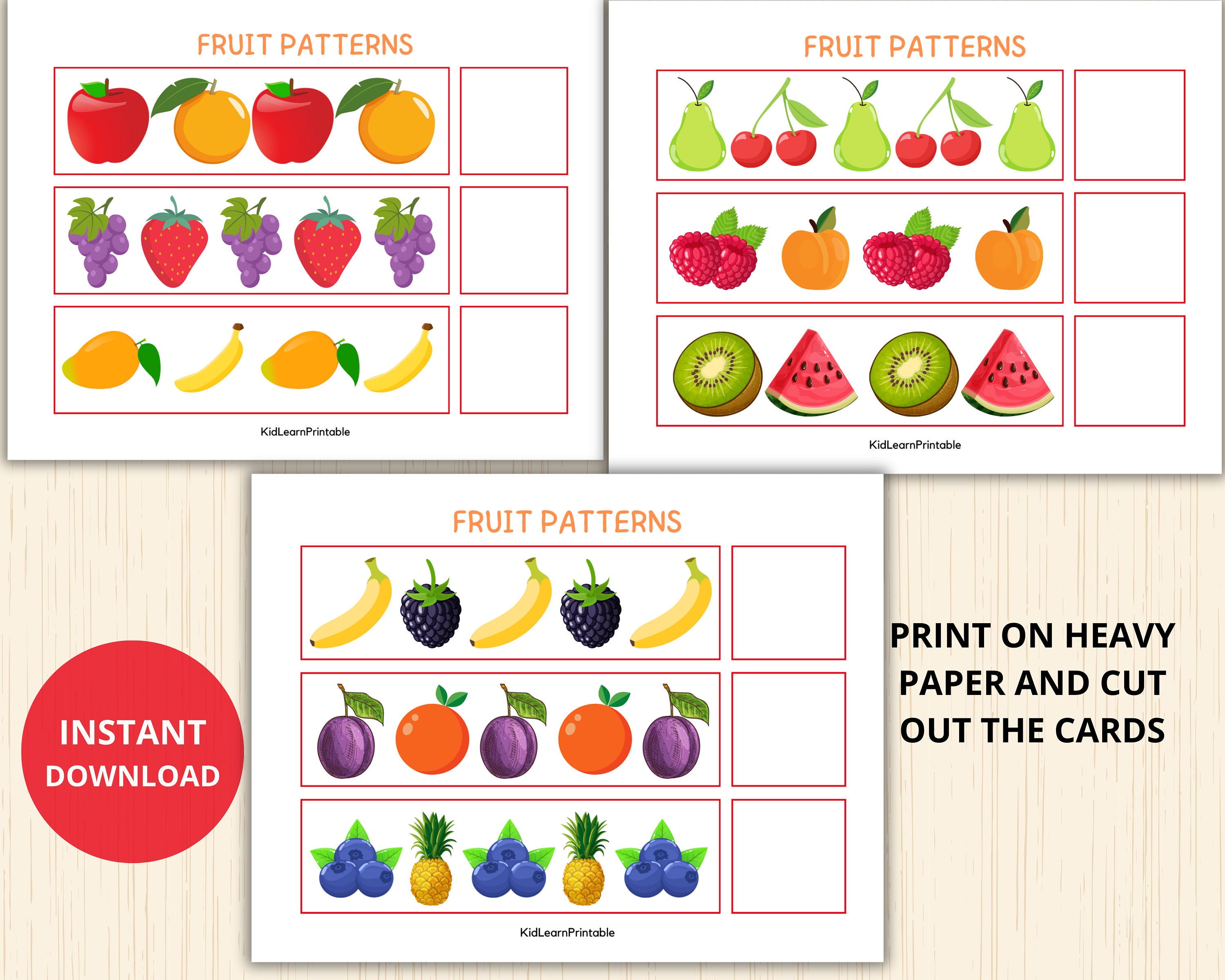 Fruit Patterns,what Comes Next,scissors Skills,fruit Activities,fruit ...
