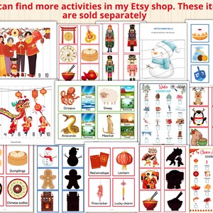 Chinese New Year Shadow Matching,matching Activity,lunar New Year ...