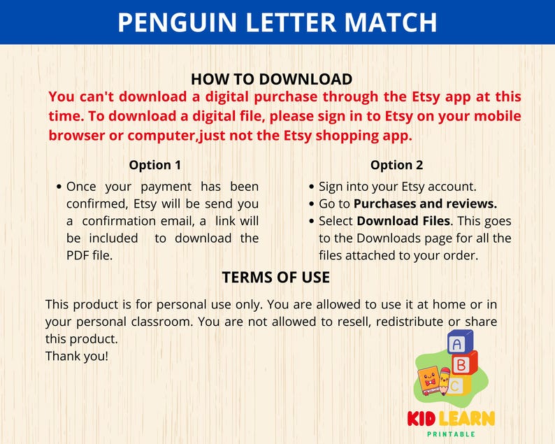 Penguin Letter Match,winter Alphabet Matching,uppercase Lowercase Match ...