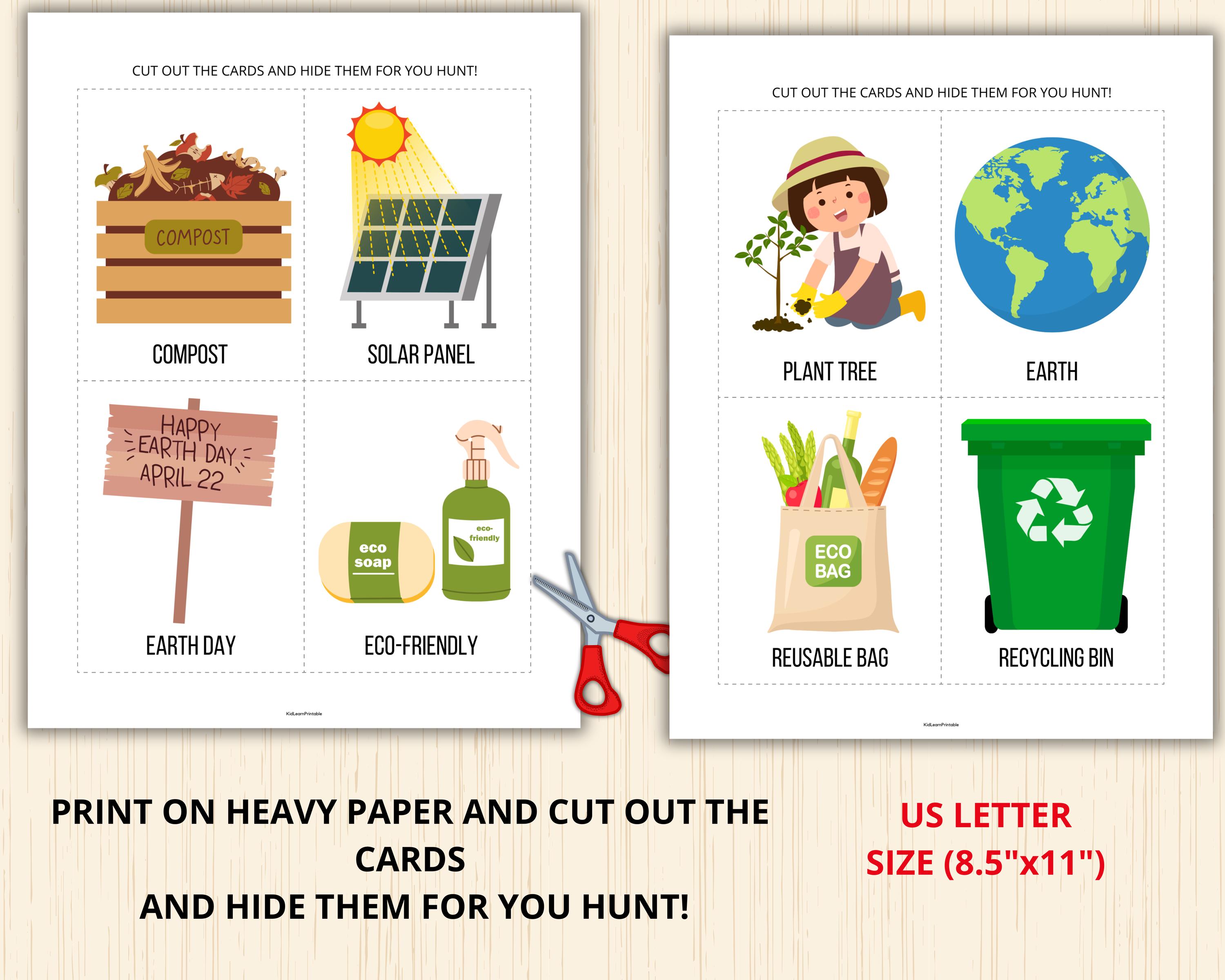 Earth Day Scavenger Hunt,nature Treasure Hunt,earth Day Activity,earth ...