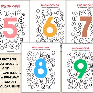 Number Recognition,number Tracing,traceable Numbers,preschool ...