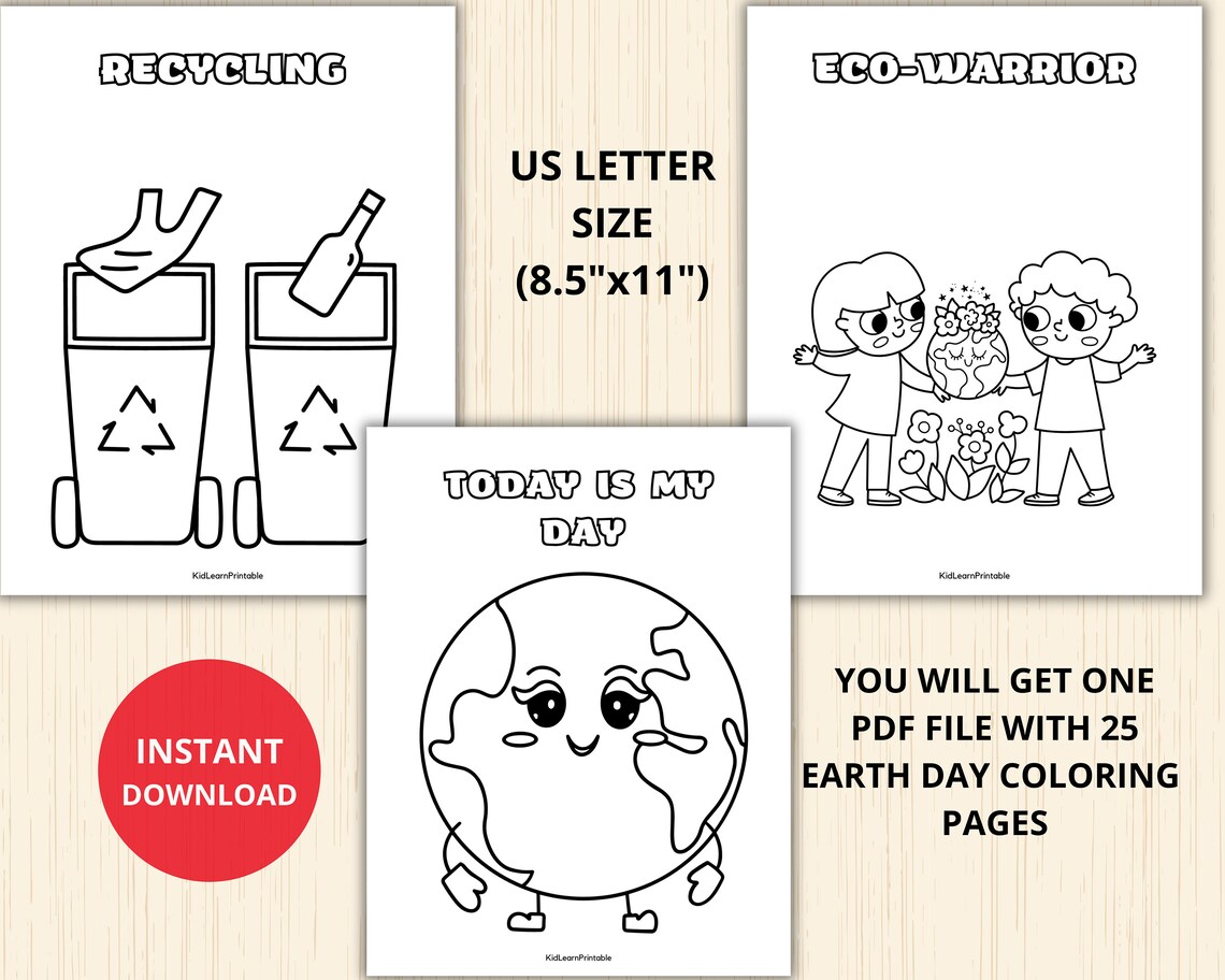 Earth Day Coloring Pages,earth Day Worksheet,coloring Sheets, Spring ...