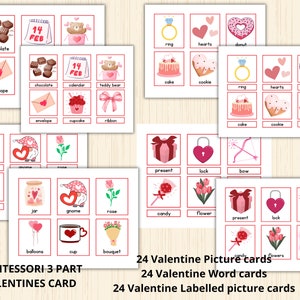Valentine's Day Bundle, Preschool Busy Book, Preschool Game,valentine ...