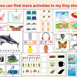 Camping I Spy Counting Activity,look and Find,summer I Spy,camping Busy ...