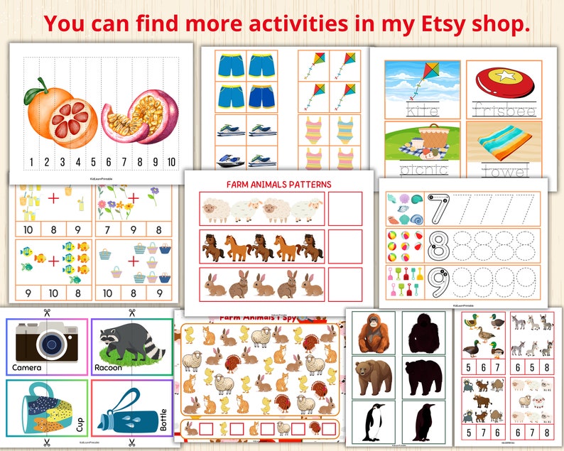 Farm Animals Matching Game,farm Animals Puzzle Pair,puzzle Symmetry ...