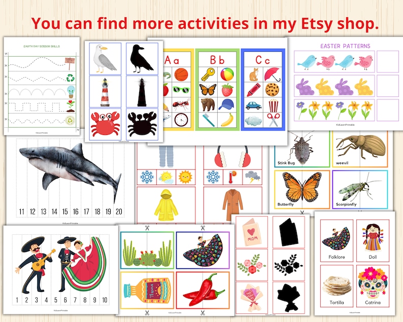 Insect Patterns,insect Activity,cut and Paste Patterns,preschool ...