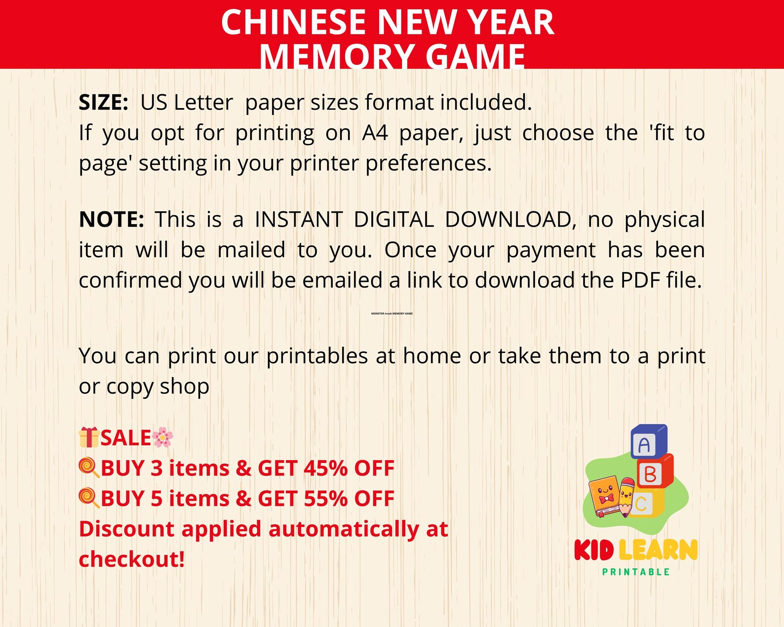 Chinese New Year Memory Game,lunar New Year Matching Activity,memory ...
