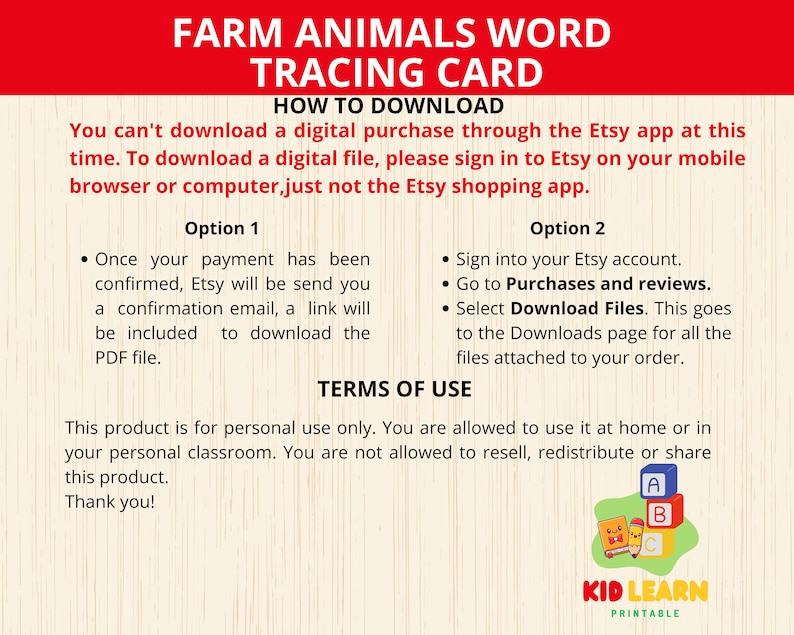 Farm Animals Word Tracing Cards,farm Words Tracing,farm Montessori,farm ...