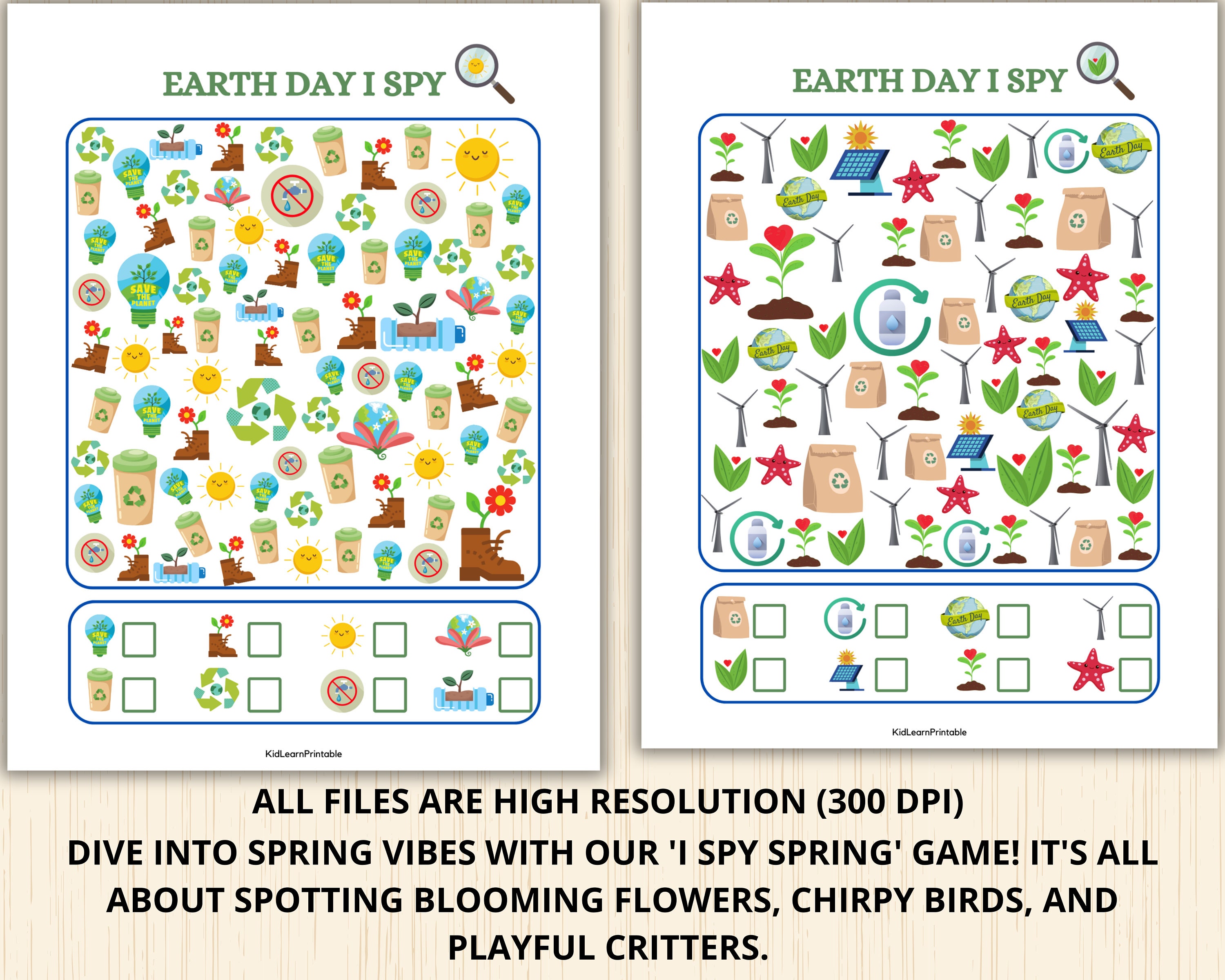 Earth Day I Spy, I Spy Games, Look and Find,counting Game, Earth Day ...