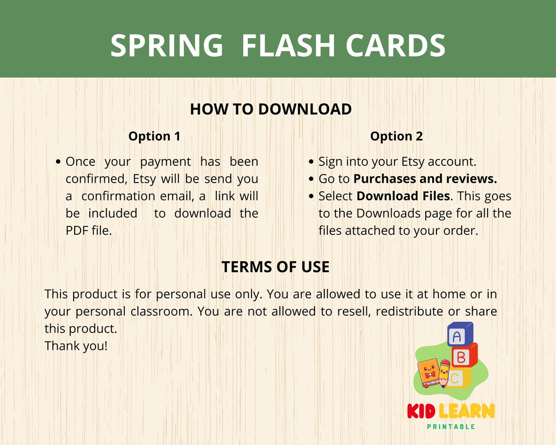 Spring Flashcards, Spring Vocabulary Cards,nature Cards,sensory Bins ...