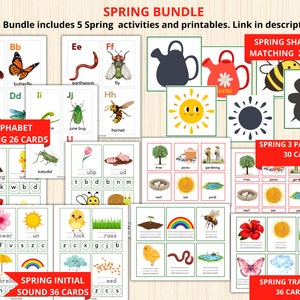 Spring Number Puzzles, Montessori Spring Printable, Number Sequence ...