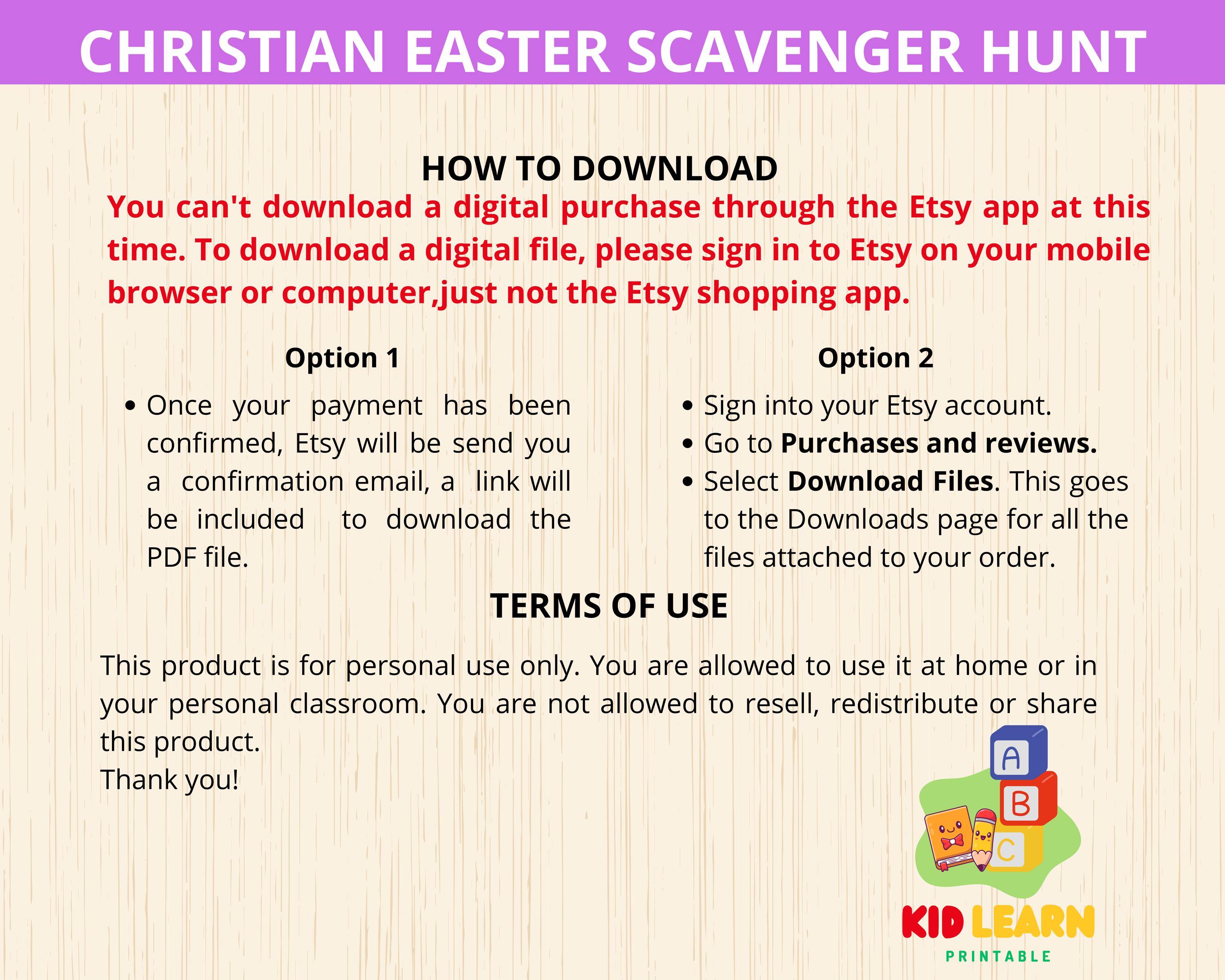The Easter Story Scavenger Hunt,easter Scavenger Hunt,christian Easter ...