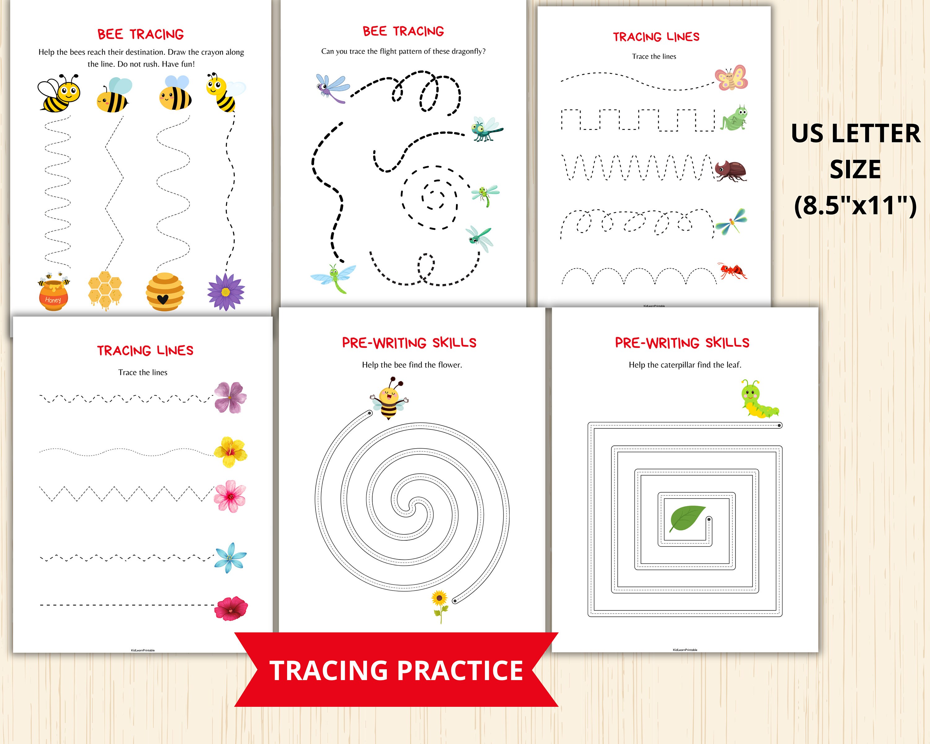 Spring Preschool Packet,spring Preschool Worksheets, Kindergarten ...