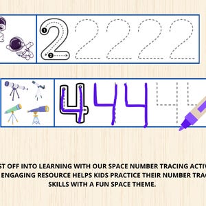 Space Numbers Tracing,outer Space Tracing,handwriting Practice,writing ...