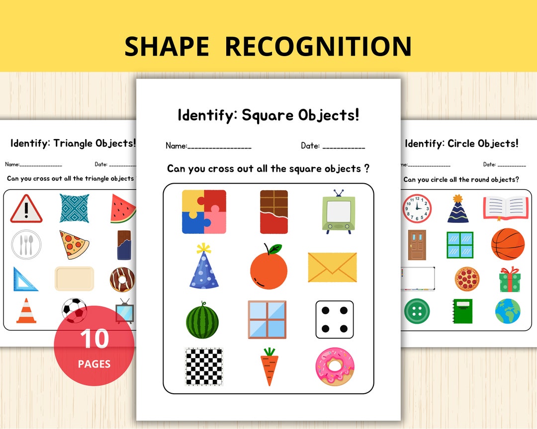 Shapes Matching Activity,shape Sorting, Shape Recognition, Matching ...
