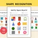 Shapes Matching Activity,shape Sorting, Shape Recognition, Matching ...