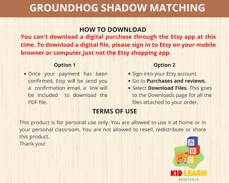Groundhog Shadow Matching Activity,groundhog's Day Shadow Game,spring ...