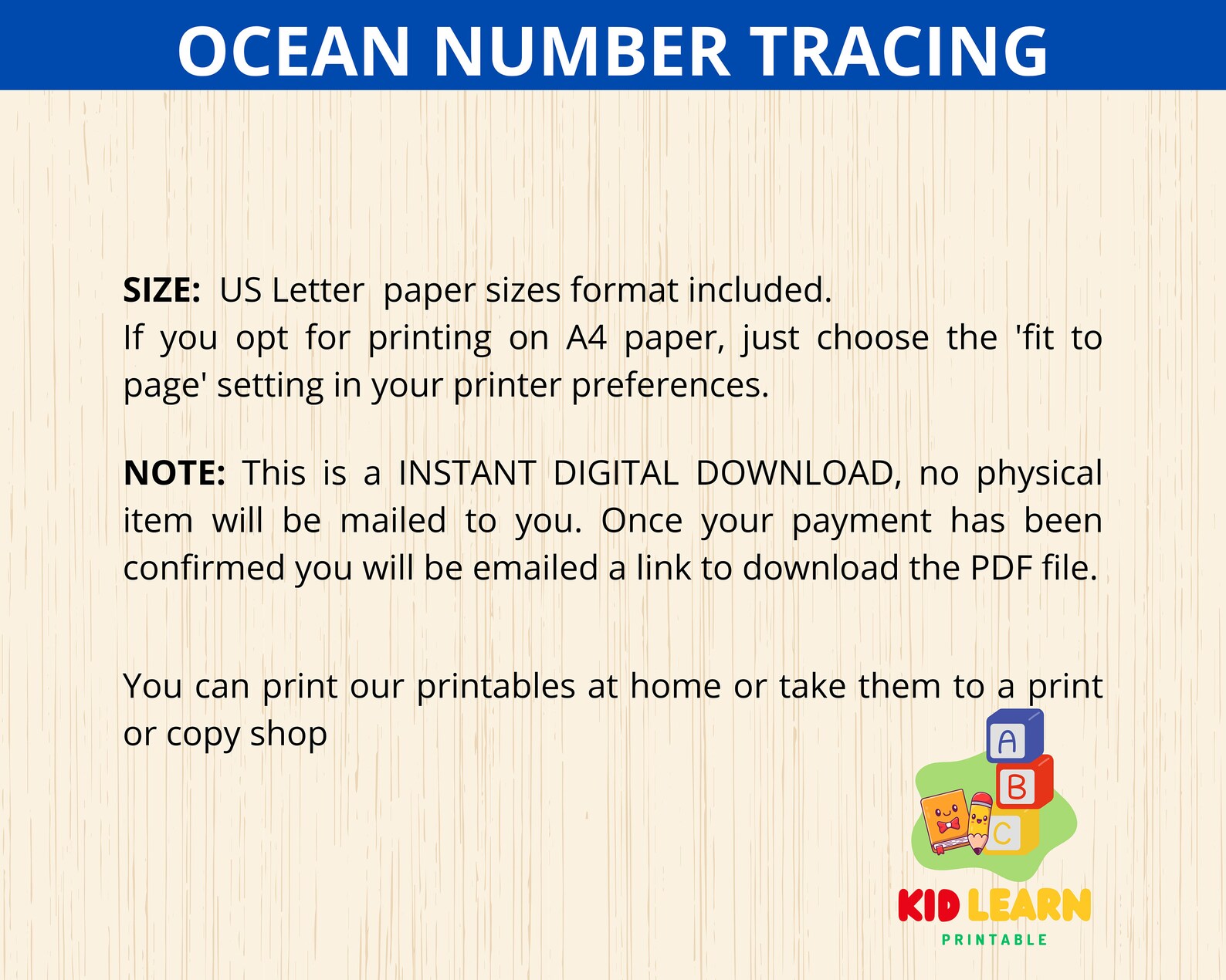 Ocean Animals Number Tracing,handwriting Practice,writing Skills ...