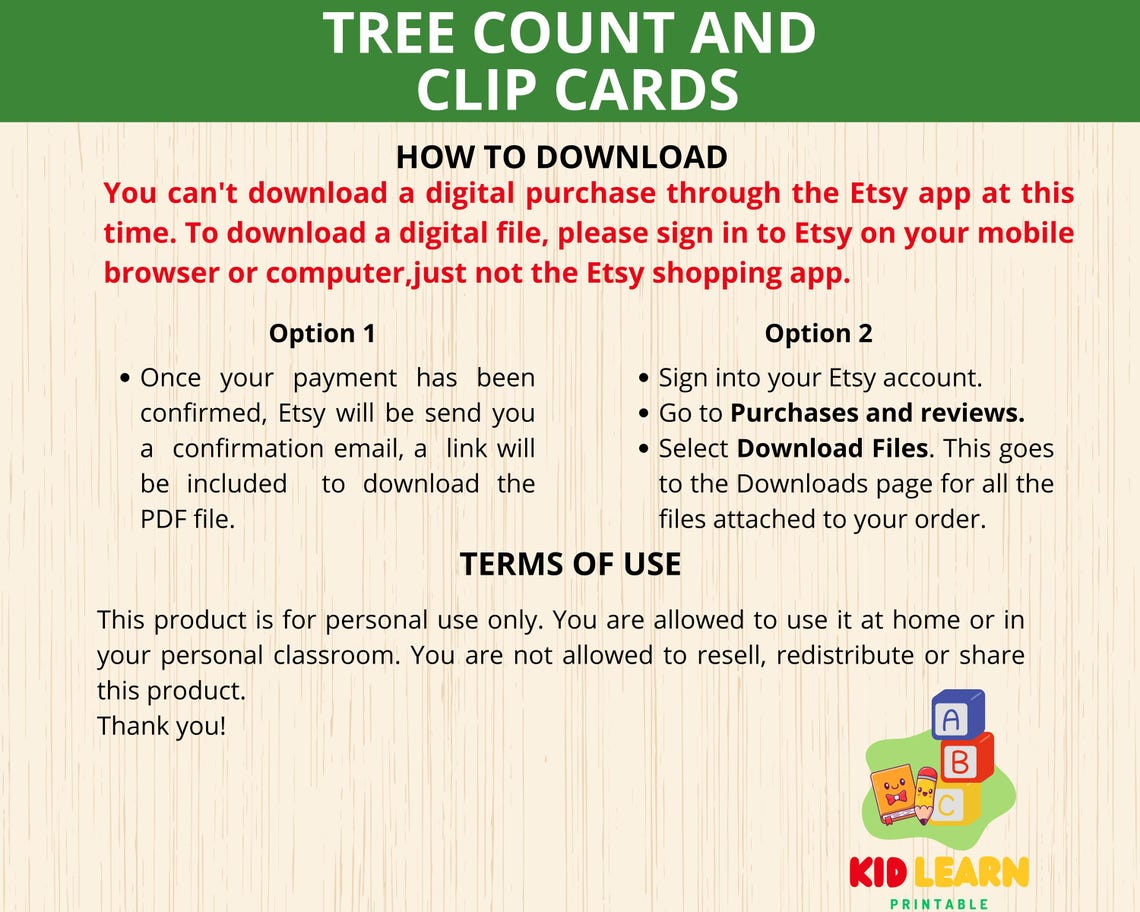 Tree Count and Clip Cards,spring Counting Cards,tree Math Activity,tree ...