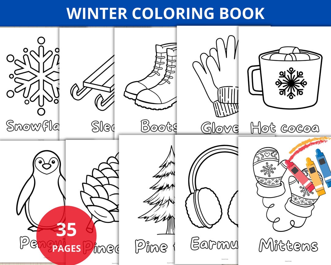 Winter Coloring Pages,winter Wear Coloring,clothes Coloring Kid,winter ...