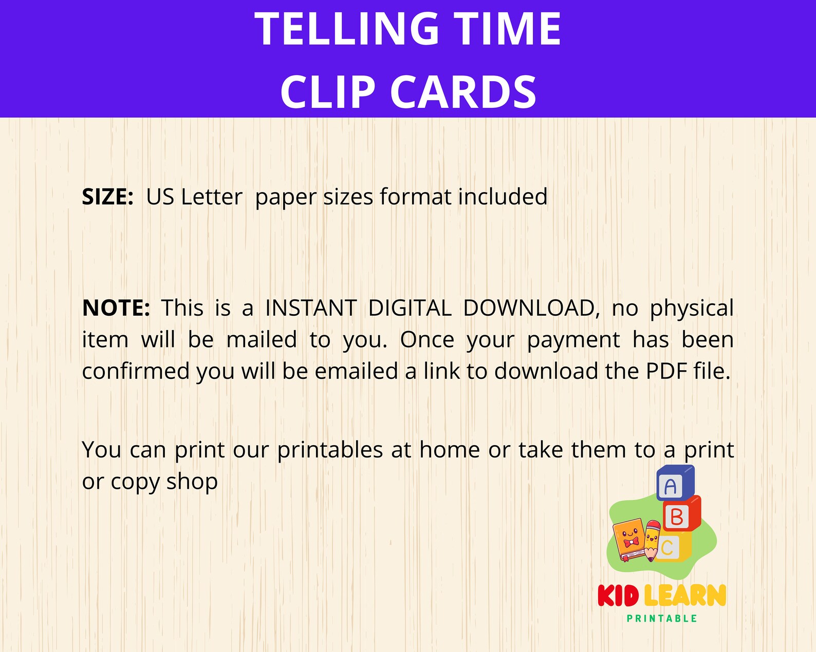 Telling Time Clip Cards,clock Activity,tell the Time Activity,learn the ...