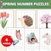 Flower Alphabet Match, Spring Preschool Activity,alphabet Matching Game ...