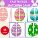 Easter Eggs Matching Game, Easter Egg Puzzle, Easter Eggs Symmetry ...