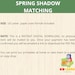 Spring Shadow Matching Cards, Spring Shadow Matching Activity ...