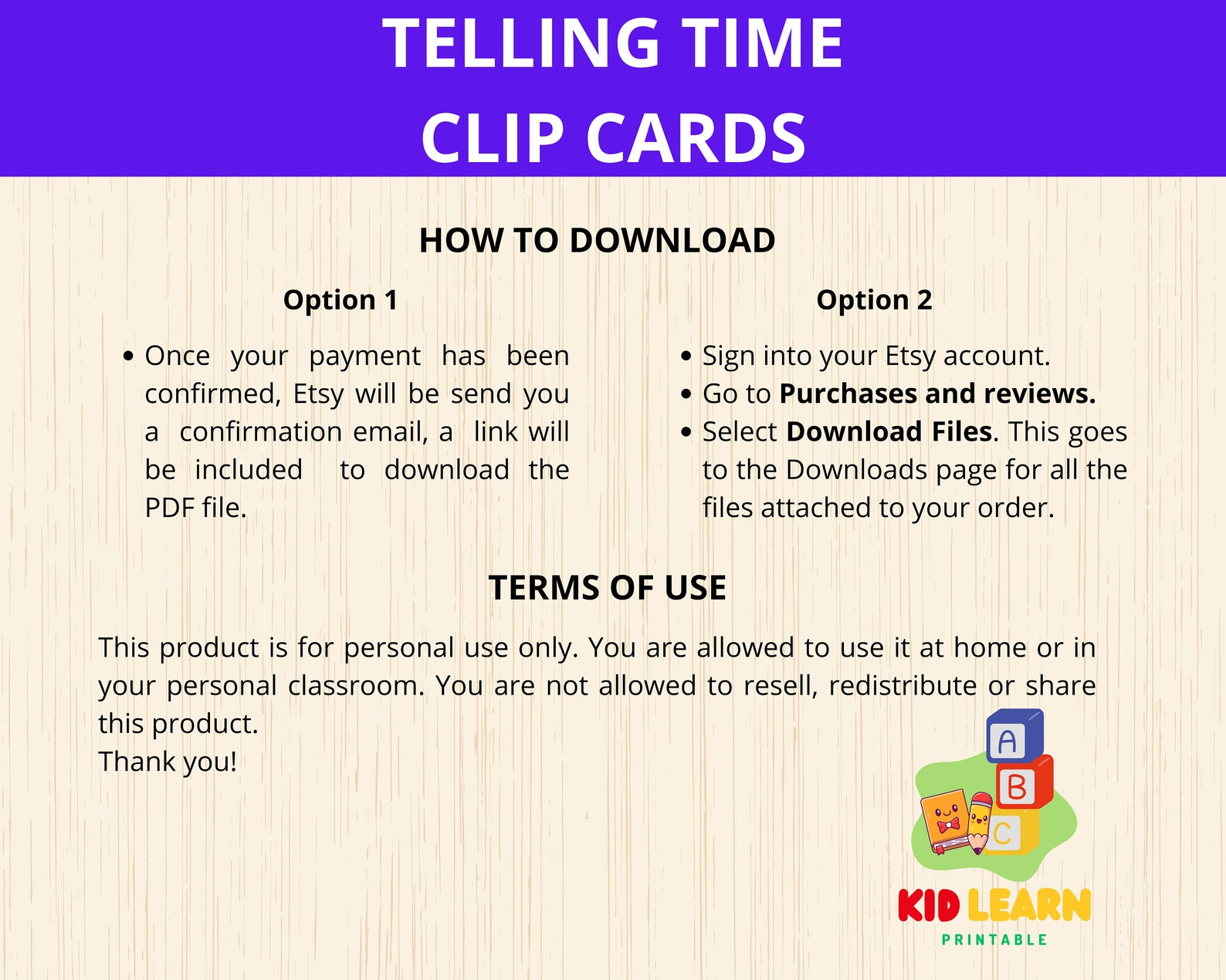 Telling Time Clip Cards,clock Activity,tell the Time Activity,learn the ...