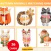 Autumn Animals Matching Game,fall Preschool Activity,matching Game for ...
