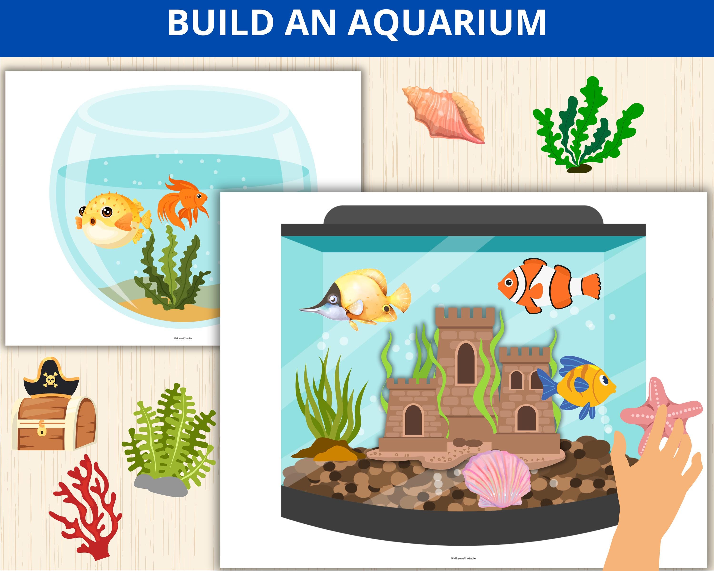 Build A Fish Tank,diy Paper Crafts Kids,make a Fish Tank,build an ...