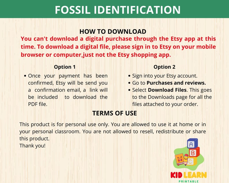 Fossil Identification Card,dinosaur Fossil,prehistoric Fossils,fossil ...