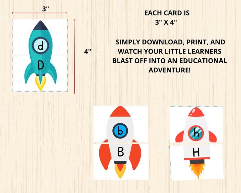 Space Alphabet Matching,alphabet Puzzles,letter Recognition,space ...