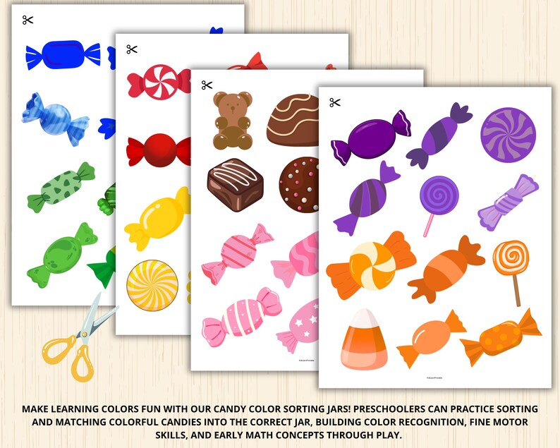 Candy Jar Color Sorting,halloween Candy Color Sort,color Matching Game ...