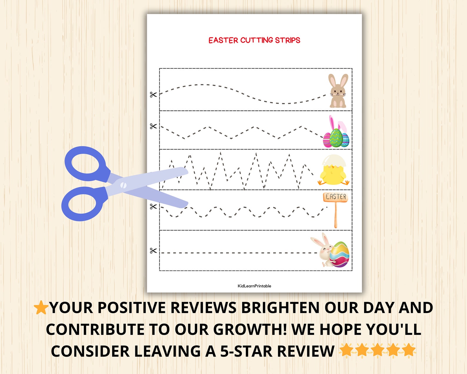 Easter Cutting Practice,easter Scissor Strips,scissor Skills Practice ...