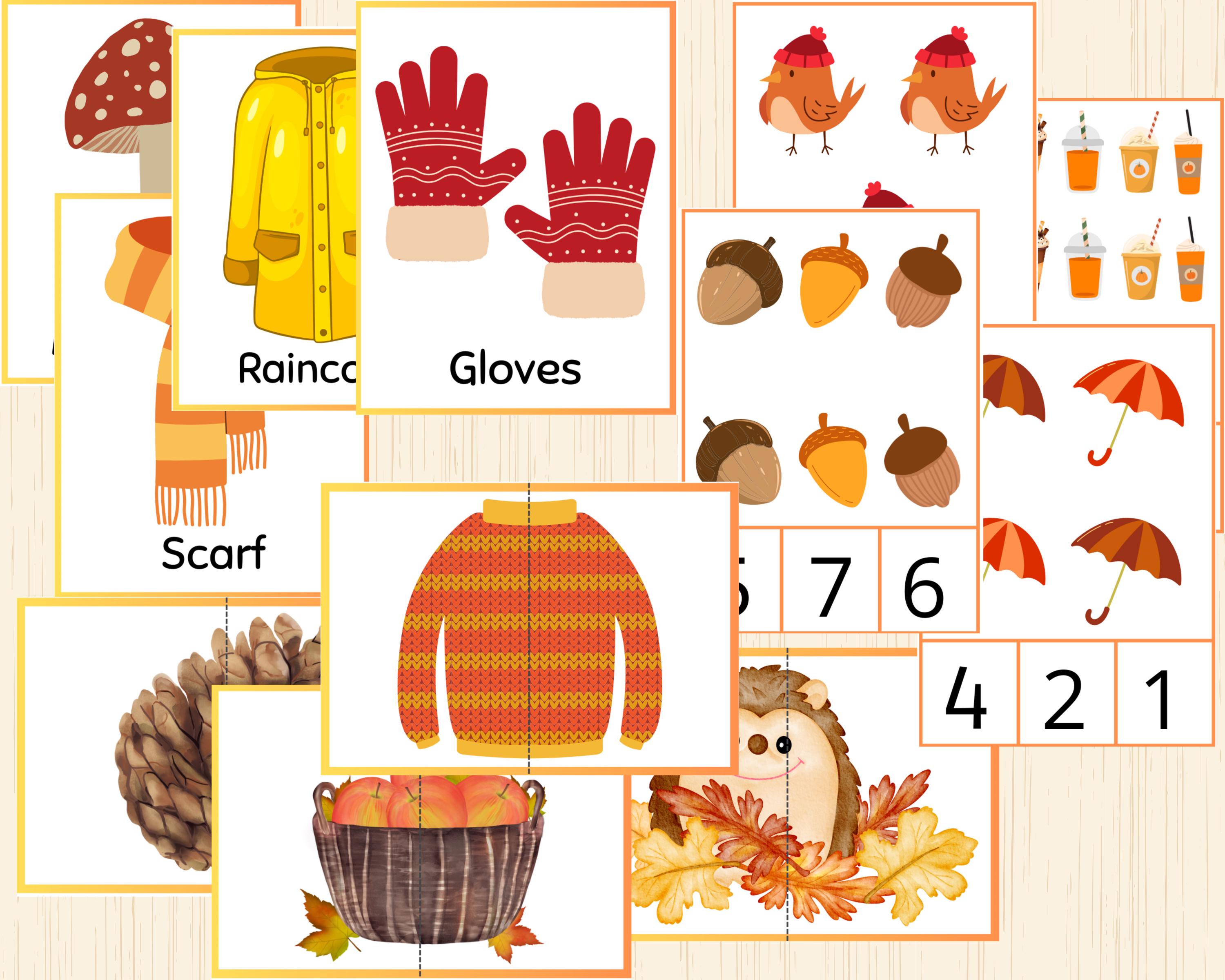 Autumn Bundle,autumn Unit Study,fall Preschool,homeschool Learning,fall ...