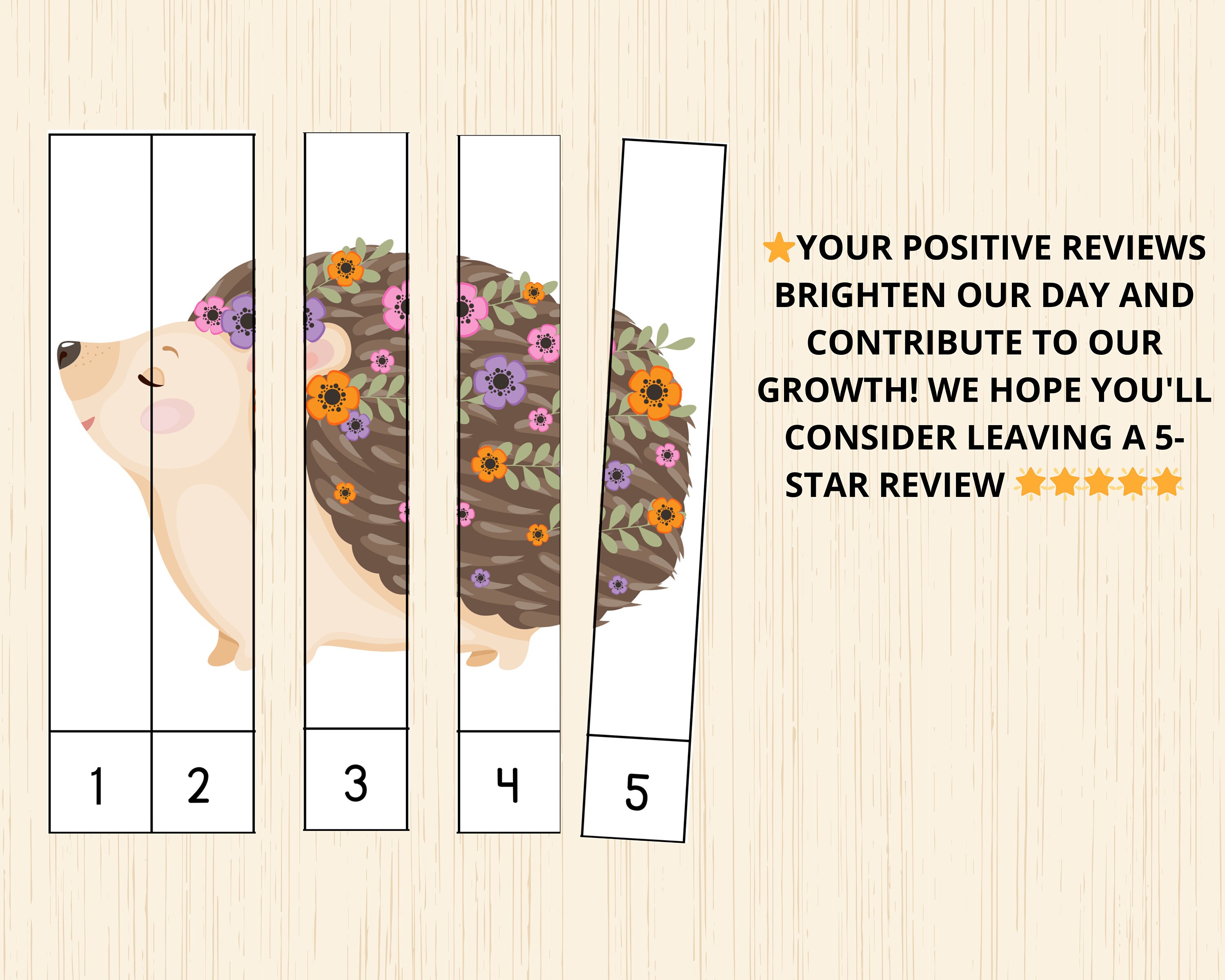 Spring Number Puzzles, Montessori Spring Printable, Number Sequence ...