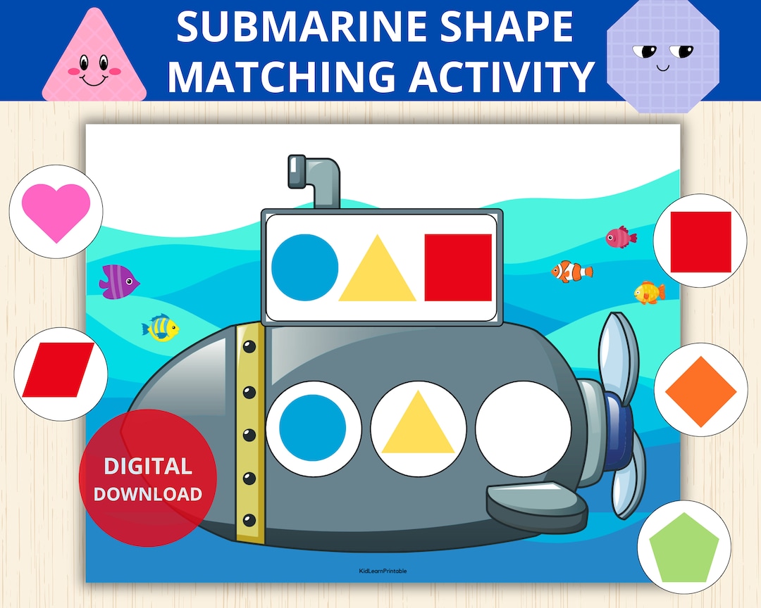 Shapes Matching Activity,shapes Sorting Game,learning Shapes,shapes ...