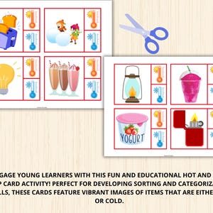Hot and Cold Sorting,hot and Cold Sensory Activity,hot Vs Cold ...