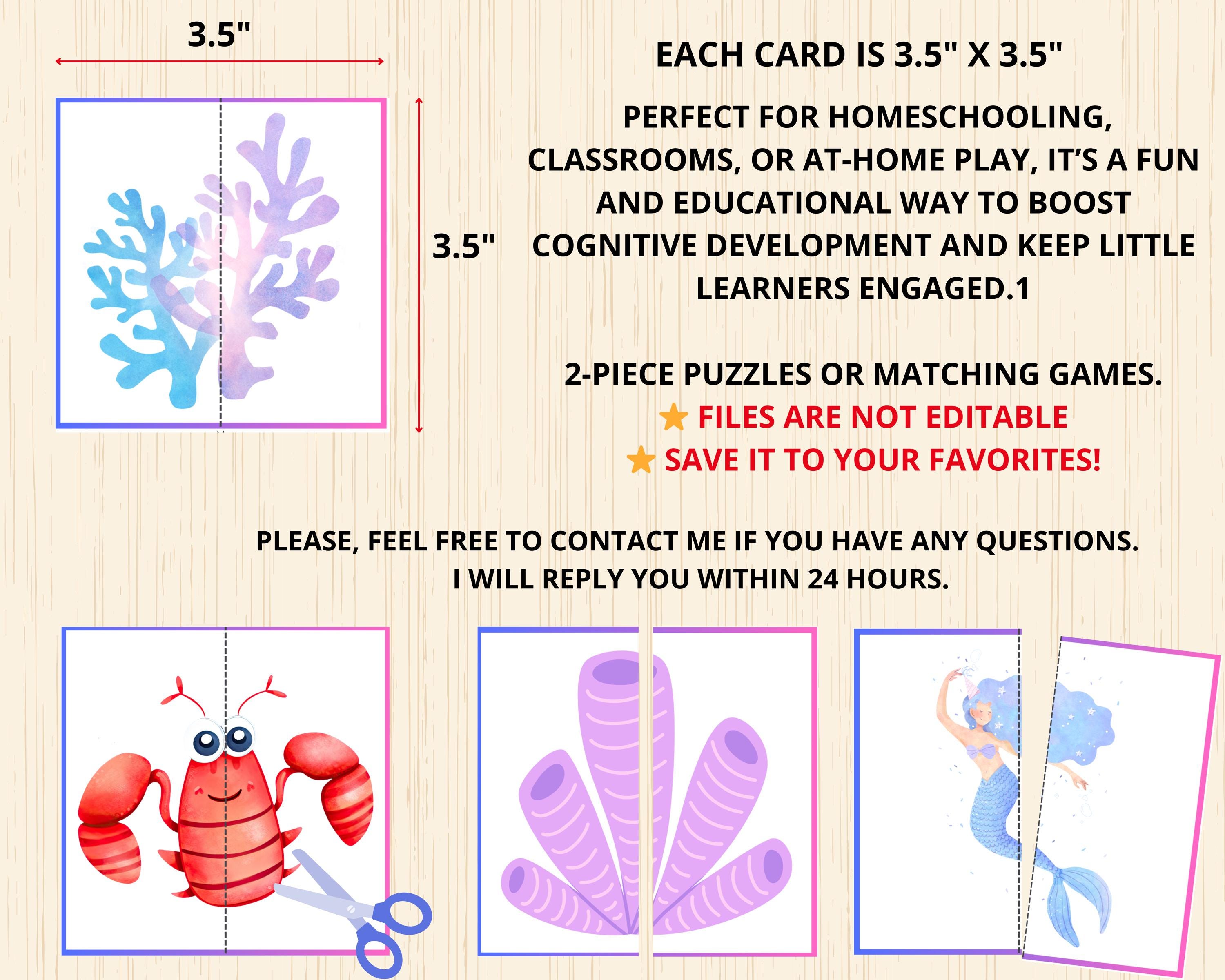 Mermaid Matching Activity,mermaid Matching Game,mermaid Puzzles,mermaid ...