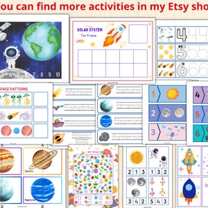 Space Scavenger Hunt,outer Space Treasure Hunt,galaxy Universe Activity ...