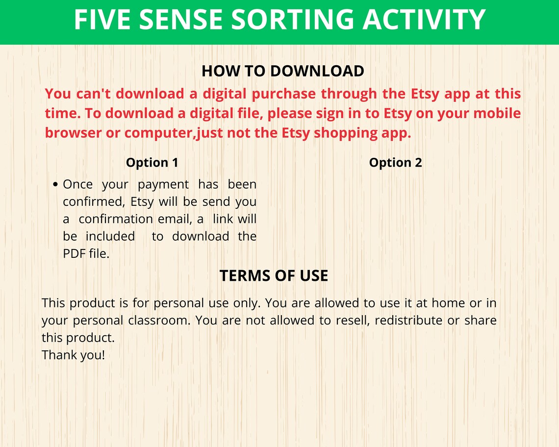 Five Senses Sorting Activity, 5 Sense Activities,5 Senses ...