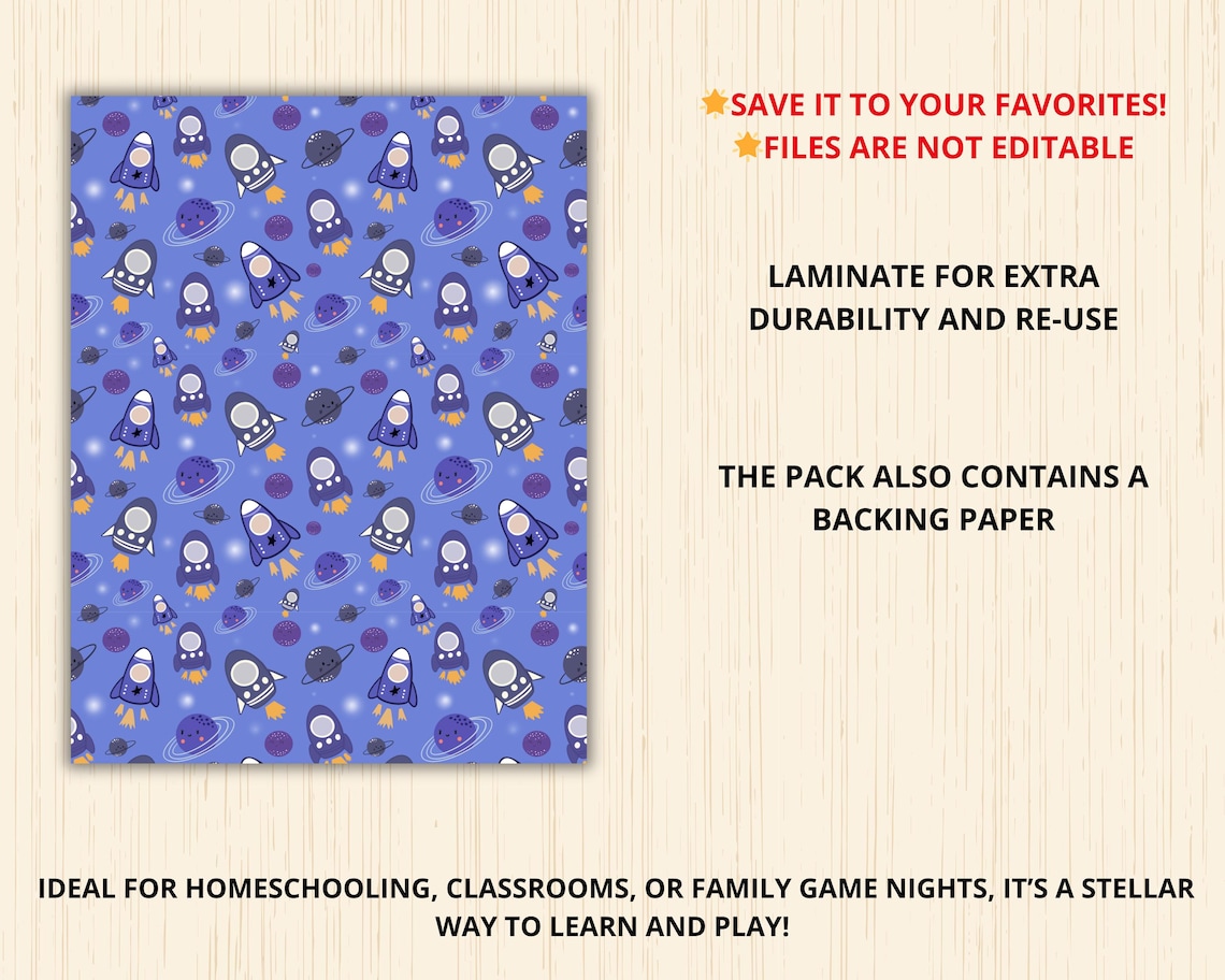 Space Memory Game,outer Space Matching Game,solar System Activity,space ...